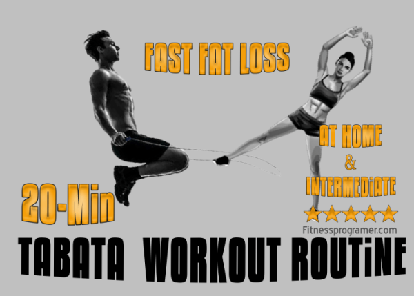 20-Minute Advanced Tabata Workout For Fast Fat Loss