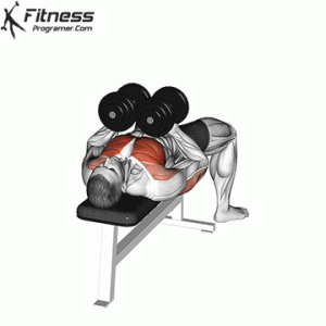 Close-Grip Dumbbell Press / Crush Press / Squeeze Press