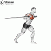 Band Standing Chest Press » Fitness Programer