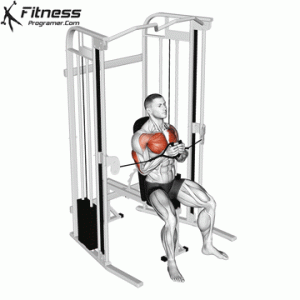 Seated Cable Close Grip Chest Press » Fitness Programer