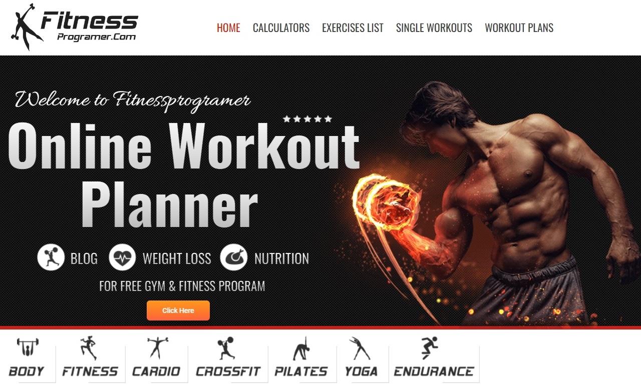 Home Gym Workout Planner Infoupdate